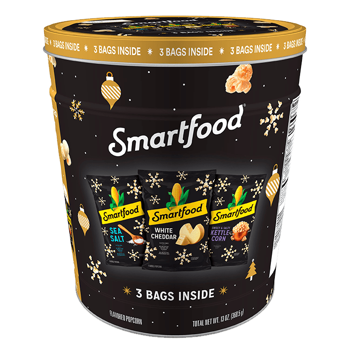 Smartfood® Popcorn Mix Holiday Tin - Shop Now at Snacks.com