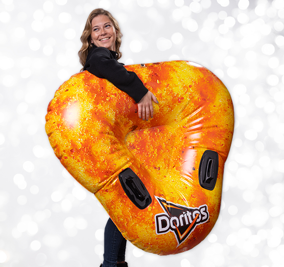 Doritos® Chip Inflatable Sled Bundle - Shop Now at Snacks.com